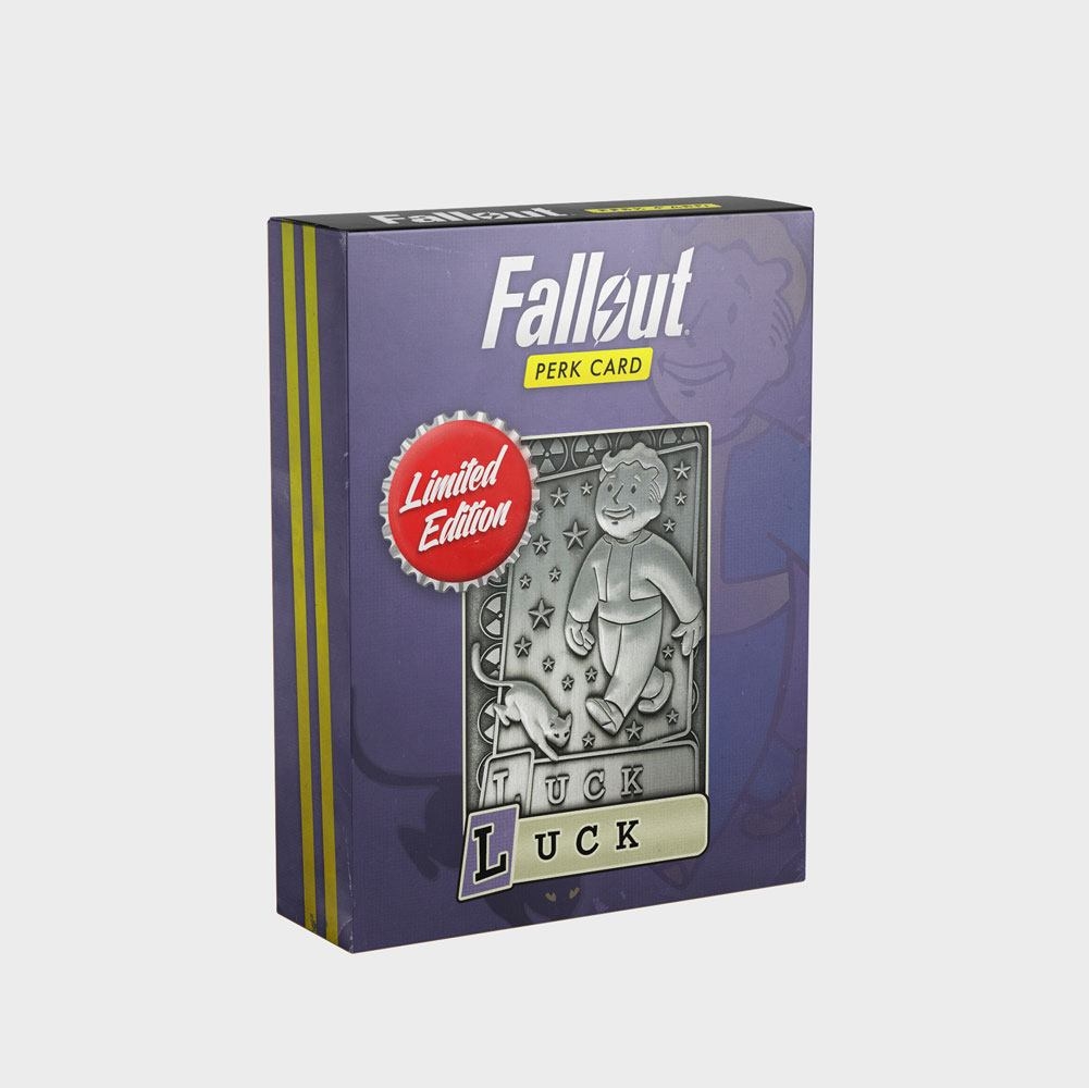 Fallout Limited Edition Perk Card – Luck 1/1 Replica – Kapow Toys