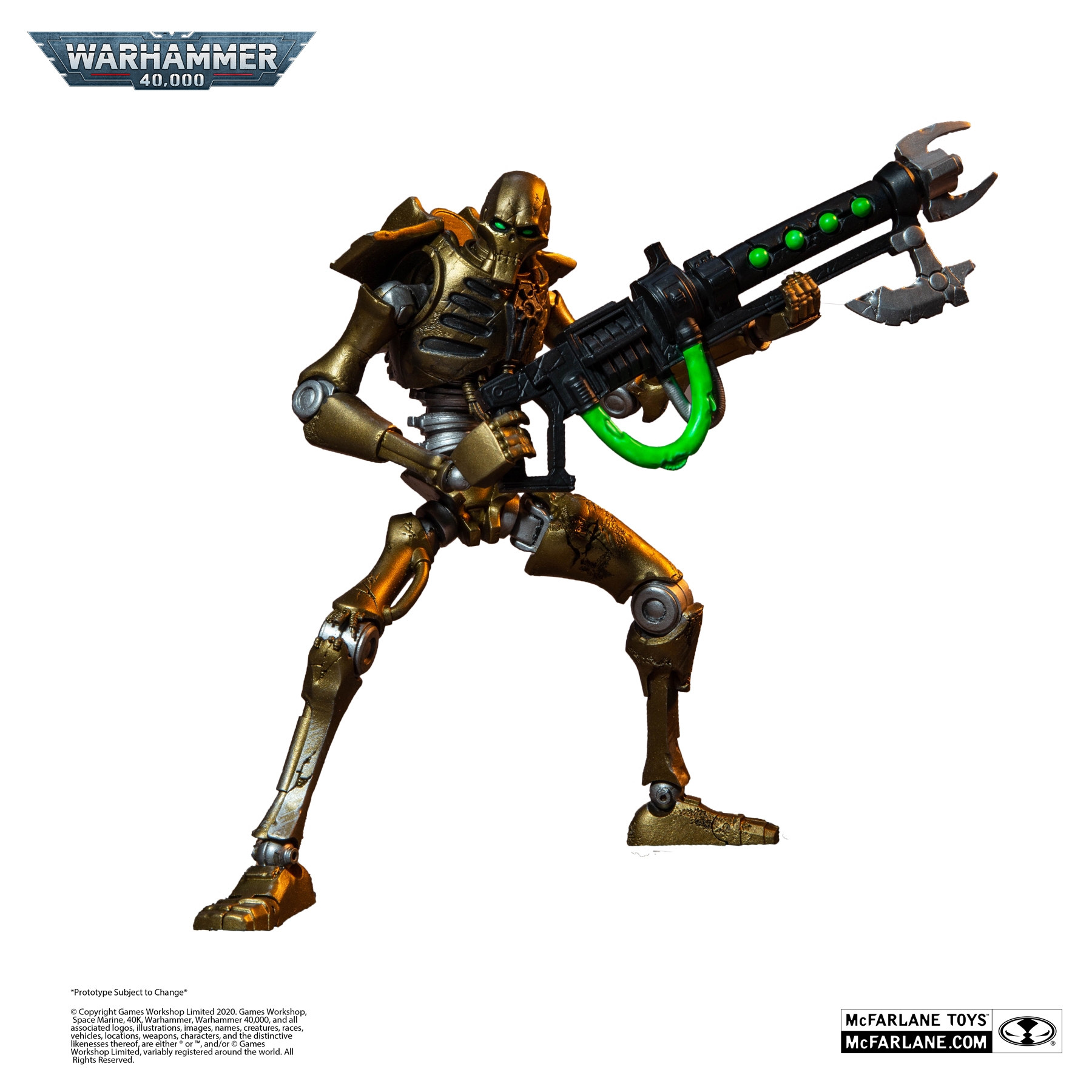 Warhammer 40000 Necron Warrior Action Figure – Kapow Toys