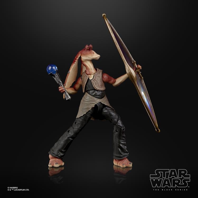 Star Wars The Black Series Deluxe Jar Jar Binks 6 Inch Action Figure ...