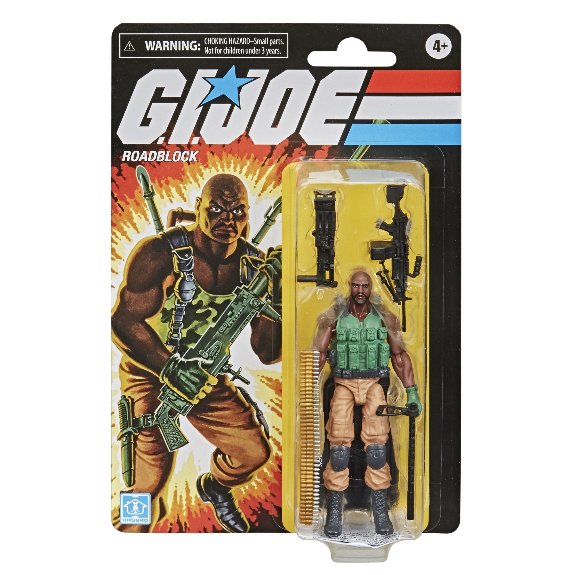 G.I. Joe Retro Roadblock 3.75 Inch Action Figure – Kapow Toys