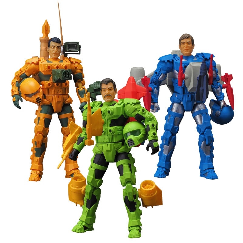 80s Commander 3 Pack ( Animated Version ) by Ramen Toy – Kapow Toys