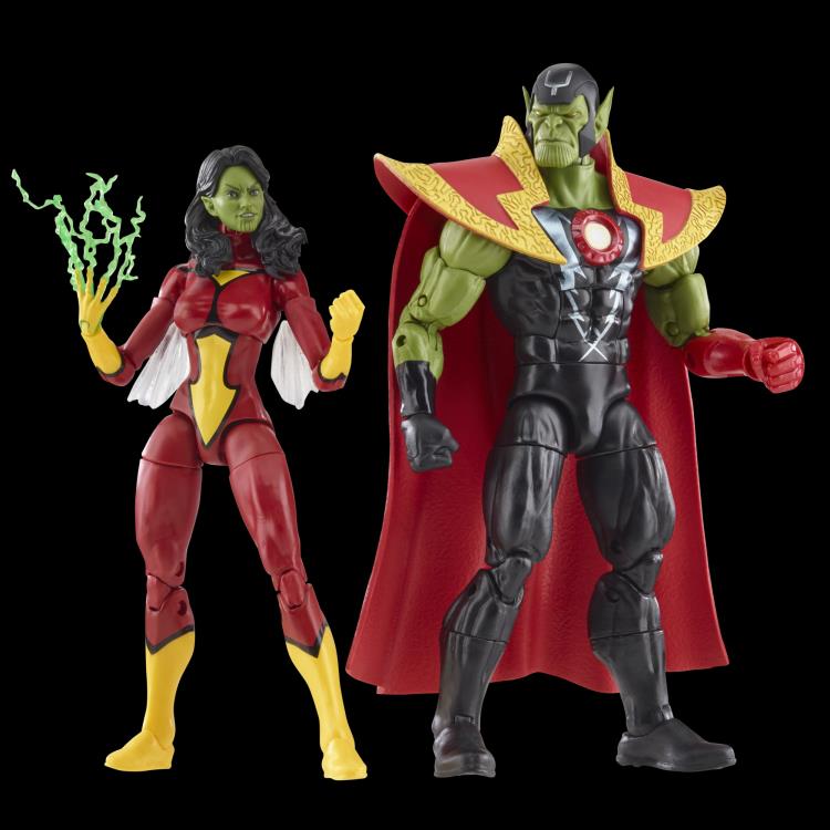 Marvel Legends Skrull Queen and Super Skrull Avengers 60th Anniversary ...