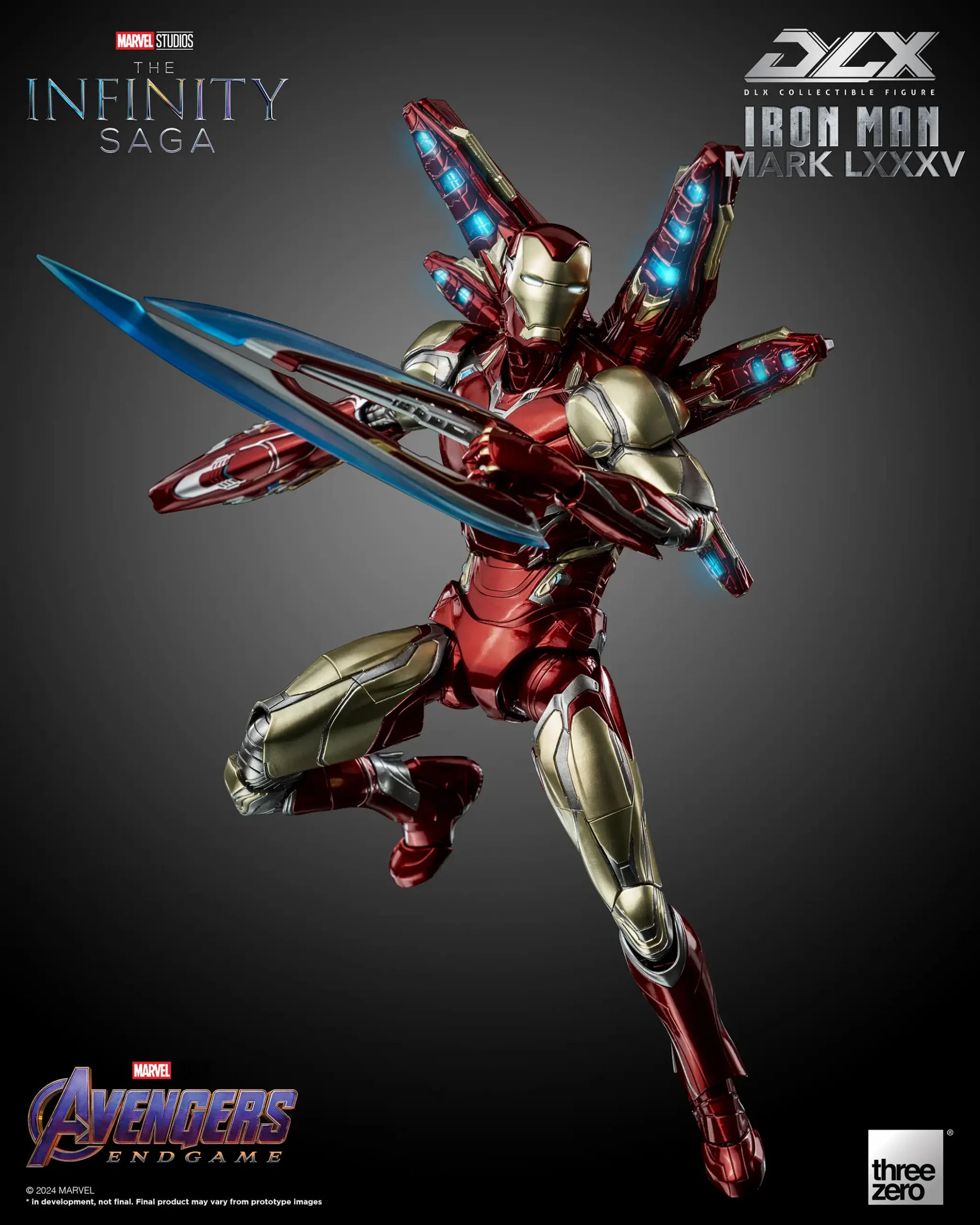 Threezero Avengers Infinity Saga DLX Iron Man Mark 85 Endgame – Kapow Toys