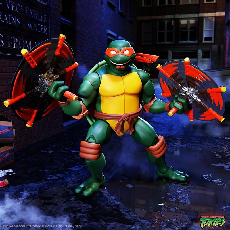 Super7 Teenage Mutant Ninja Turtles 2003 Michelangelo Ultimates Action ...