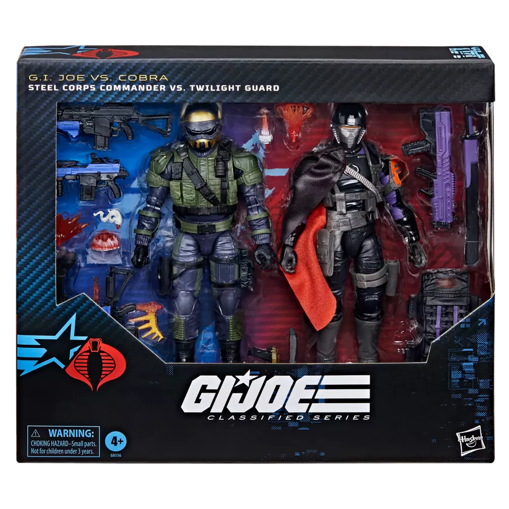 G.I.Joe Classified Steel Corps Commander Vs Twilight Guard 2 Pack ...