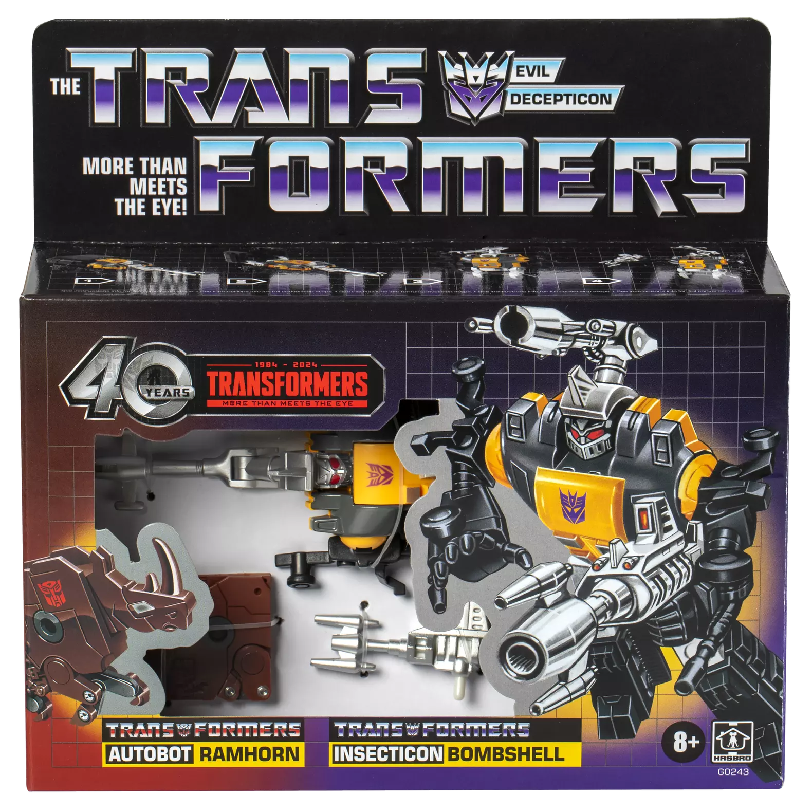 Transformers G1 Retro Reissue Insecticon Bombshell and Autobot Ramhorn ...