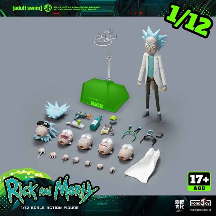 Fondjoy Rick and Morty Rick Sanchez 1/12 Action Figure – Kapow Toys
