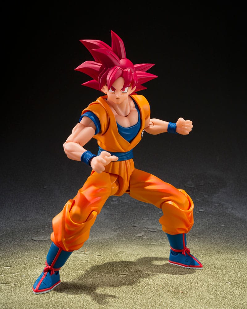 S.H.Figuarts Dragon Ball Super Saiyan God Goku (God Aura) Action Figure ...