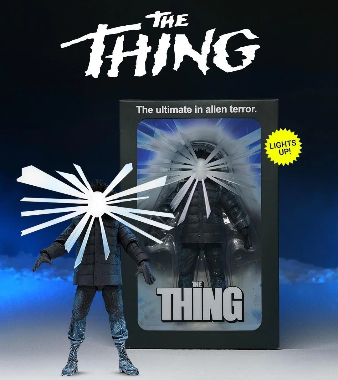 NECA The Thing Ultimate The Thing LED Poster Series Action Figure ...