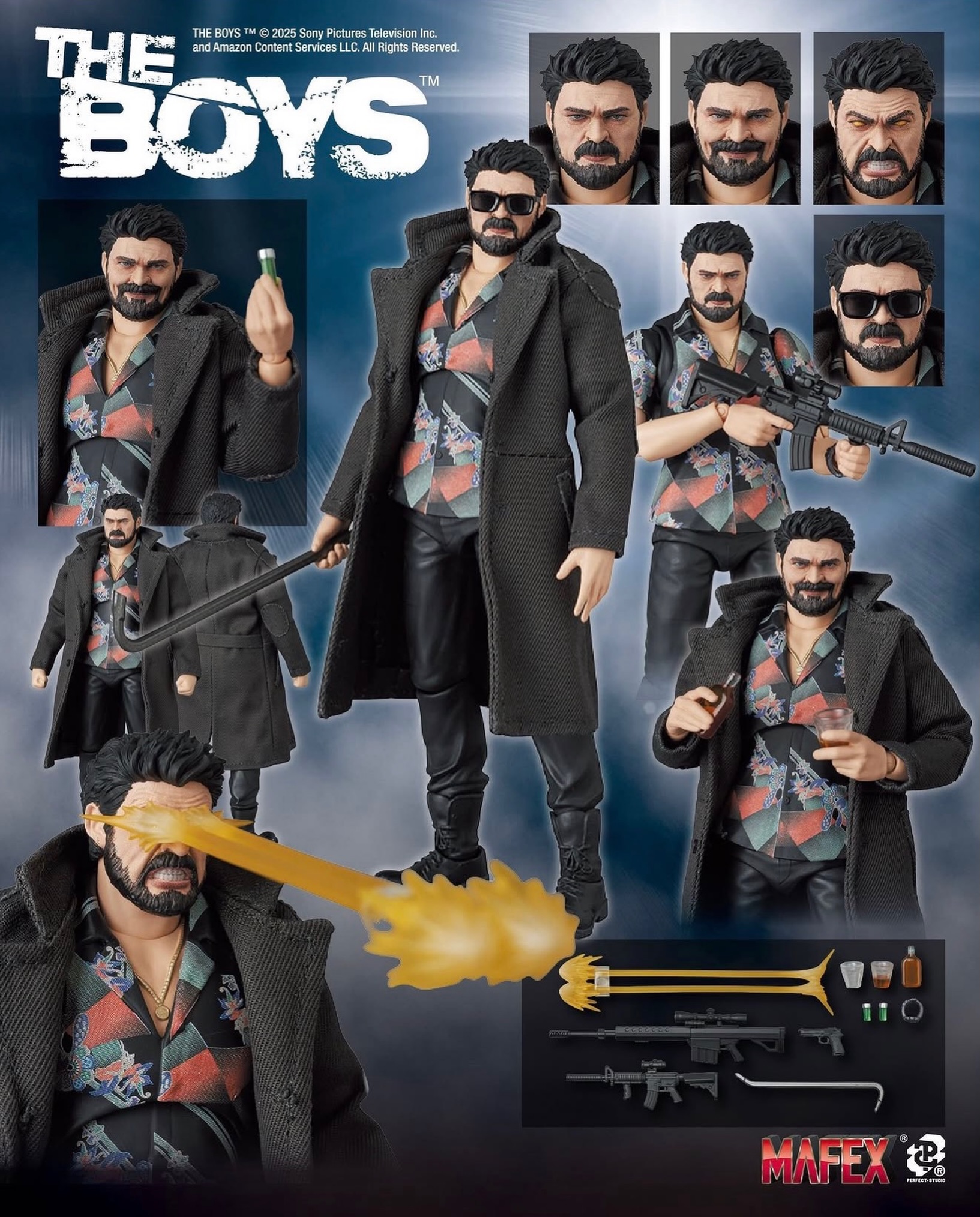MAFEX The Boys No.312 Billy Butcher ( Temp V Version ) Action Figure ...