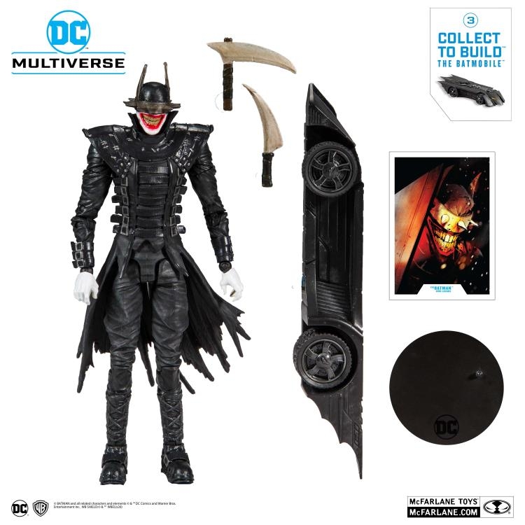 McFarlane DC Multiverse The Batman Who Laughs Action Figure ( Batmobile ...