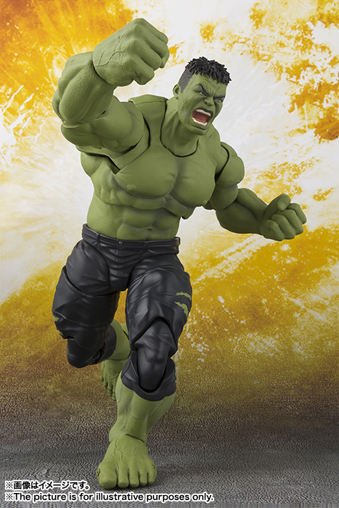 S.H.Figuarts Avengers Infinity War Hulk Action Figure – Kapow Toys
